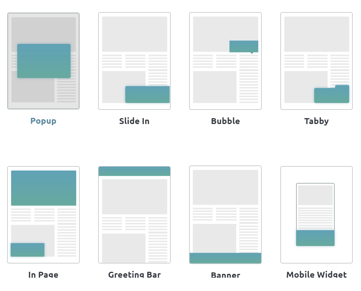 Zoom Engage Campaign Types & Sizes